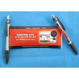 Banner Pens | Custom Scroll Pens | Flag pens | Pull Out Pens | Trade ...