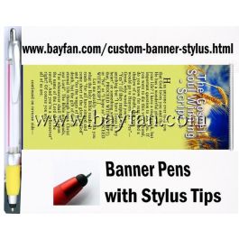 Custom Banner Stylus | Scroll Stylus | Custom Scroll Stylus Pens | Flag ...